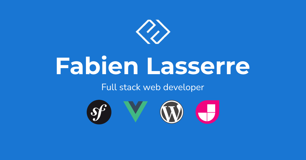Fabien Lasserre – Full stack web developer